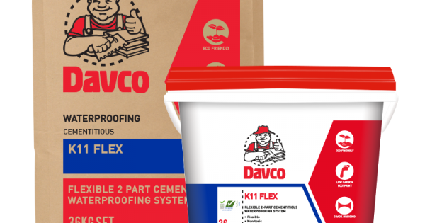 Davco K11 Flex Waterproofing (36kg Set) Grey